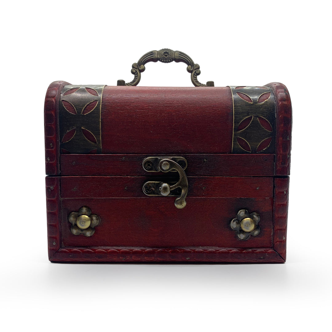 Wooden Pirate Chest with Mixed Coins – Sevenseaspirates