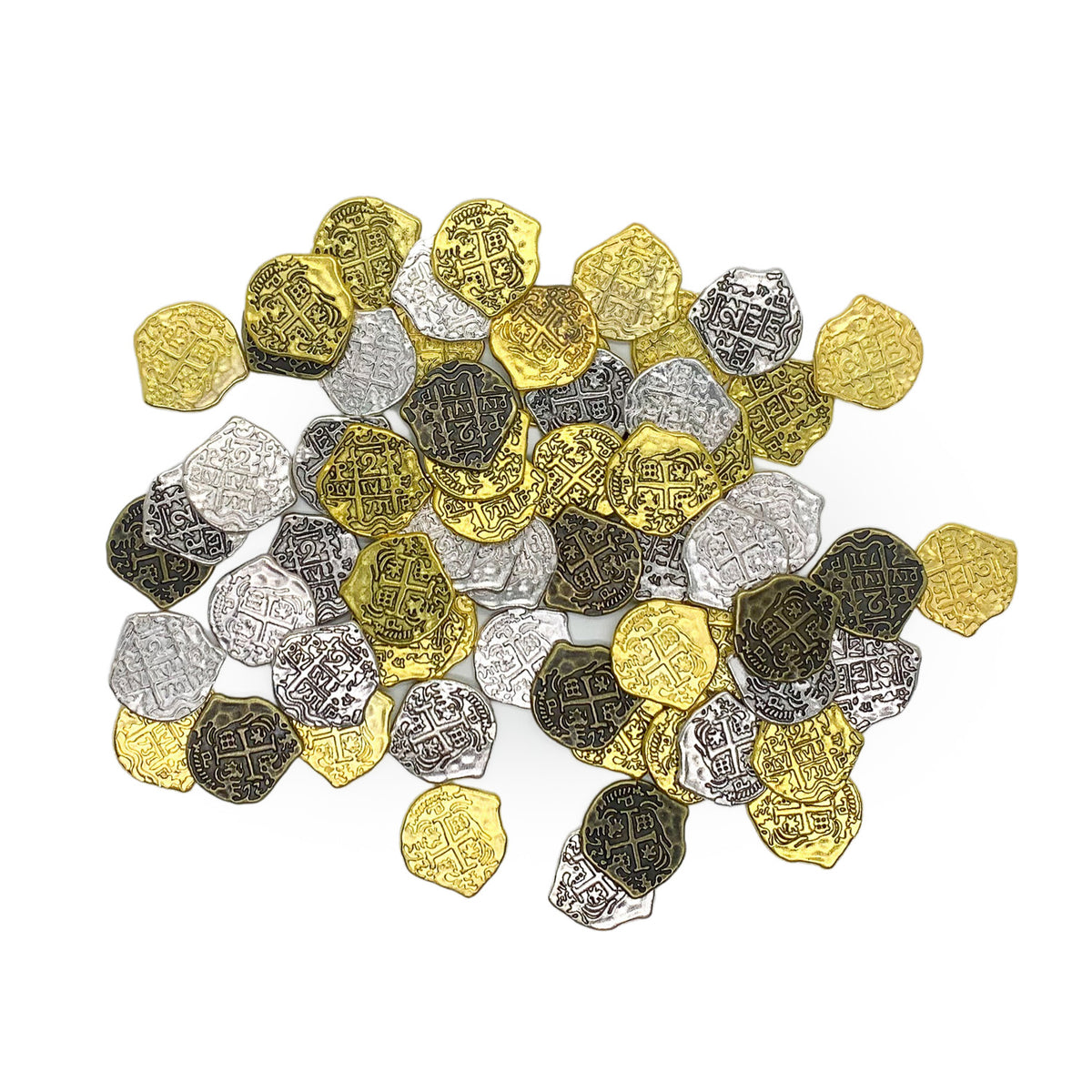 Mixed Metal Gold and Silver Pirate Doubloons – Sevenseaspirates