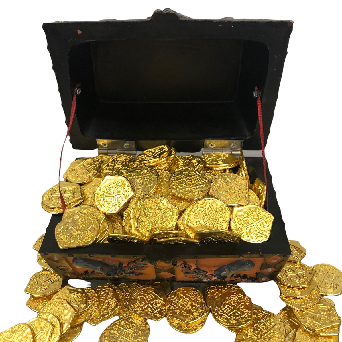 Octopus Chest with Gold Doubloons – Sevenseaspirates